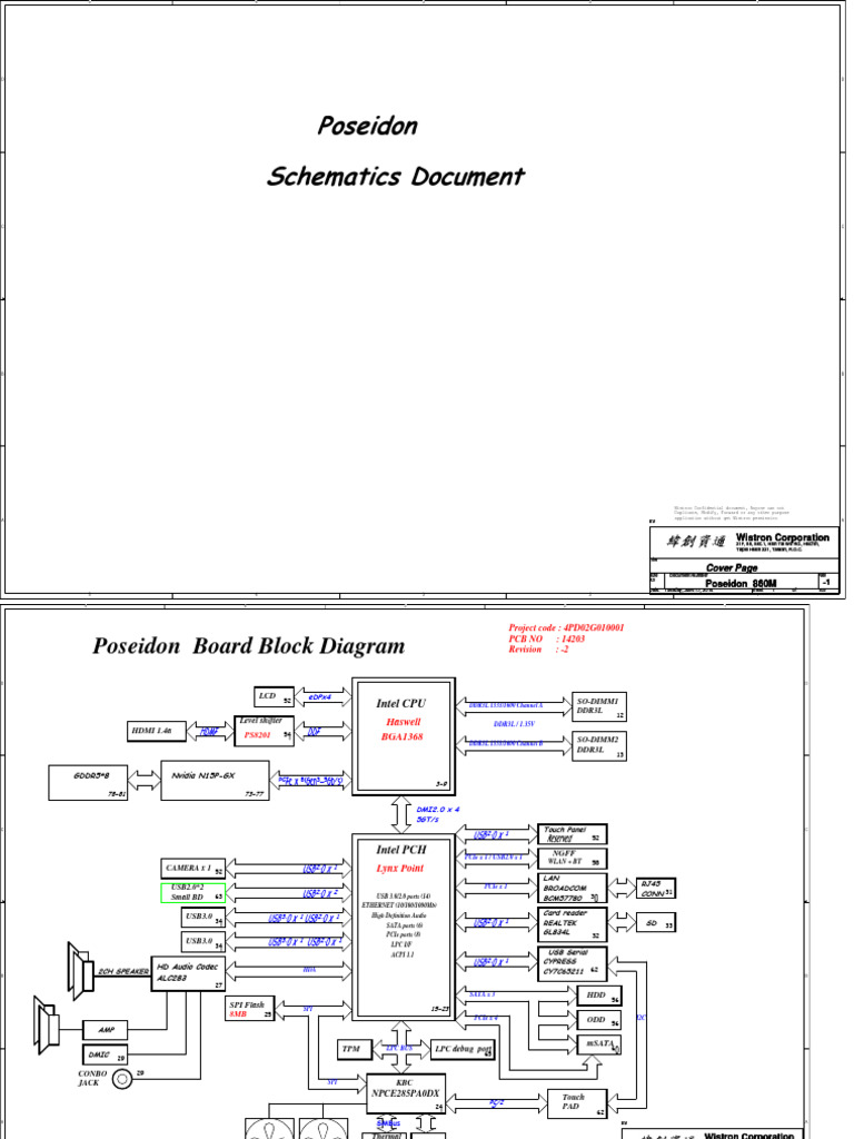 14203-2 Schematic Acer Aspire VN7-571 571G Wistron Poseidon 860M | PDF