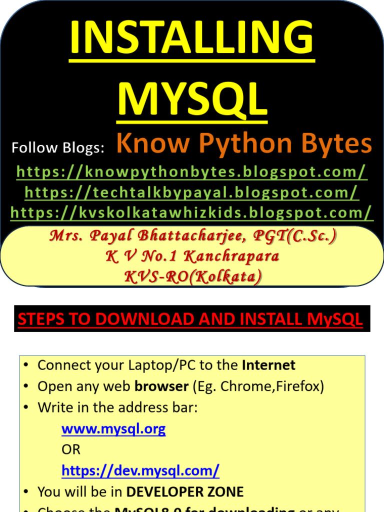 Installing Mysql (1) | PDF