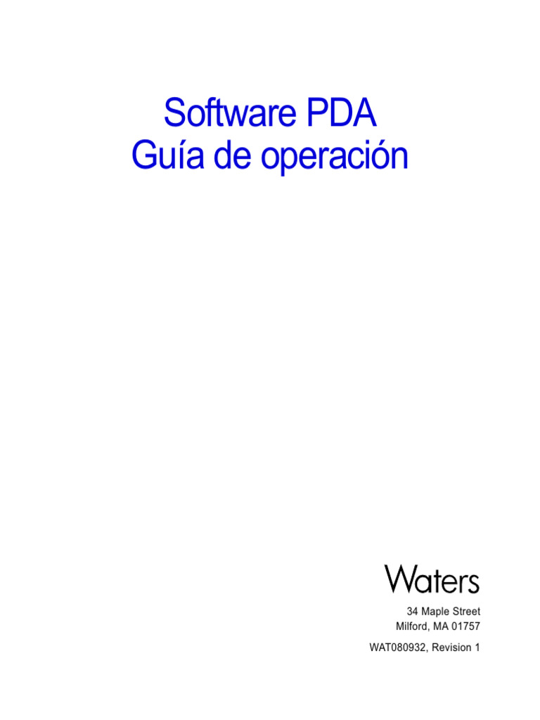 Guia de operacion del PDA software | PDF