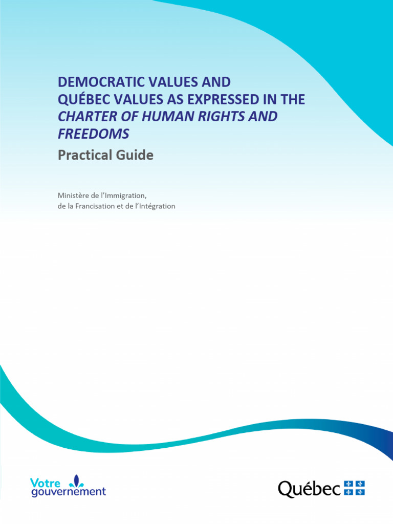 Québec Values and Human Rights Guide | PDF | Quebec | Dignity