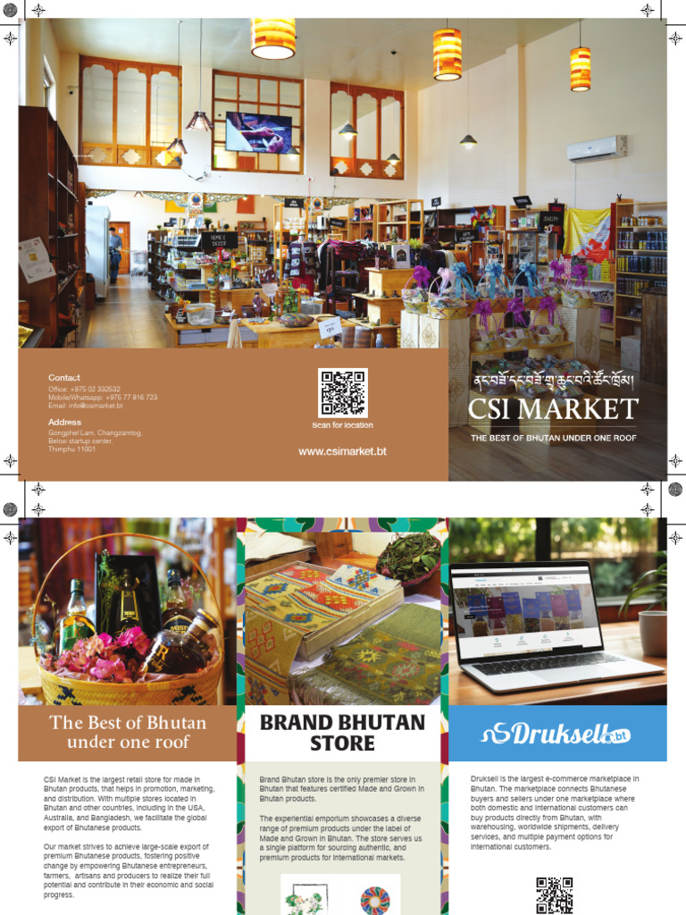 CSI Market: Promoting Bhutanese Products | PDF