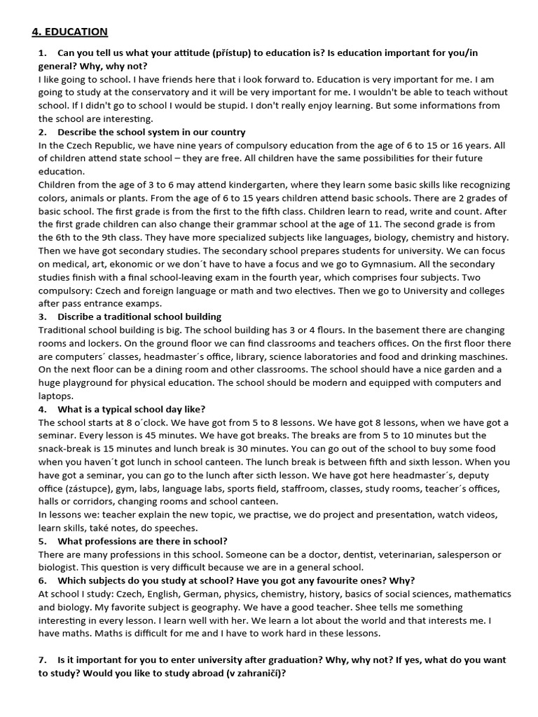 4 EDUCATION | Download Free PDF | Schools | Educational Stages