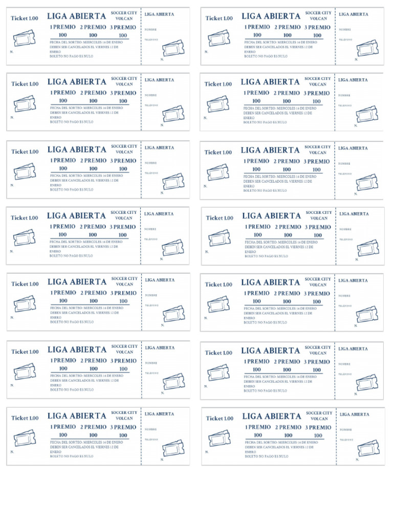 Boletos Word | PDF