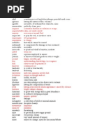 Advanced English Vocabulary List With Meanings & Examples | PDF | Adjective