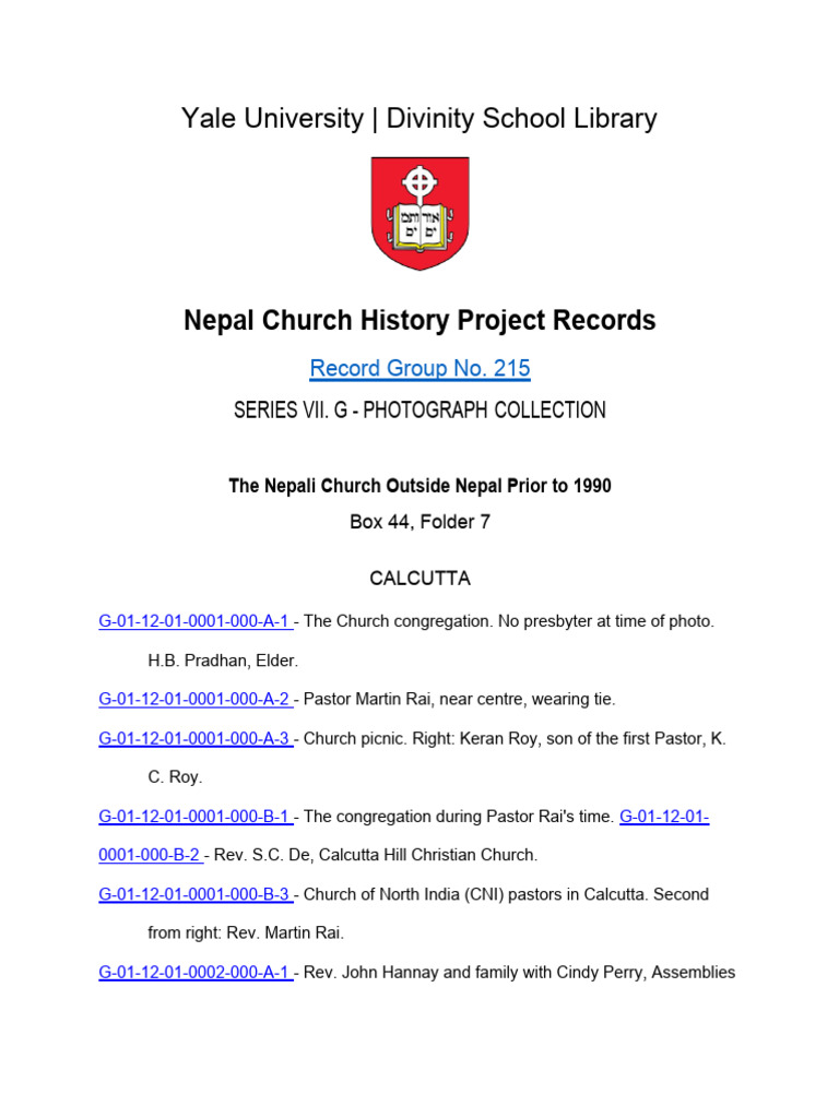 RG215 Calcutta | PDF