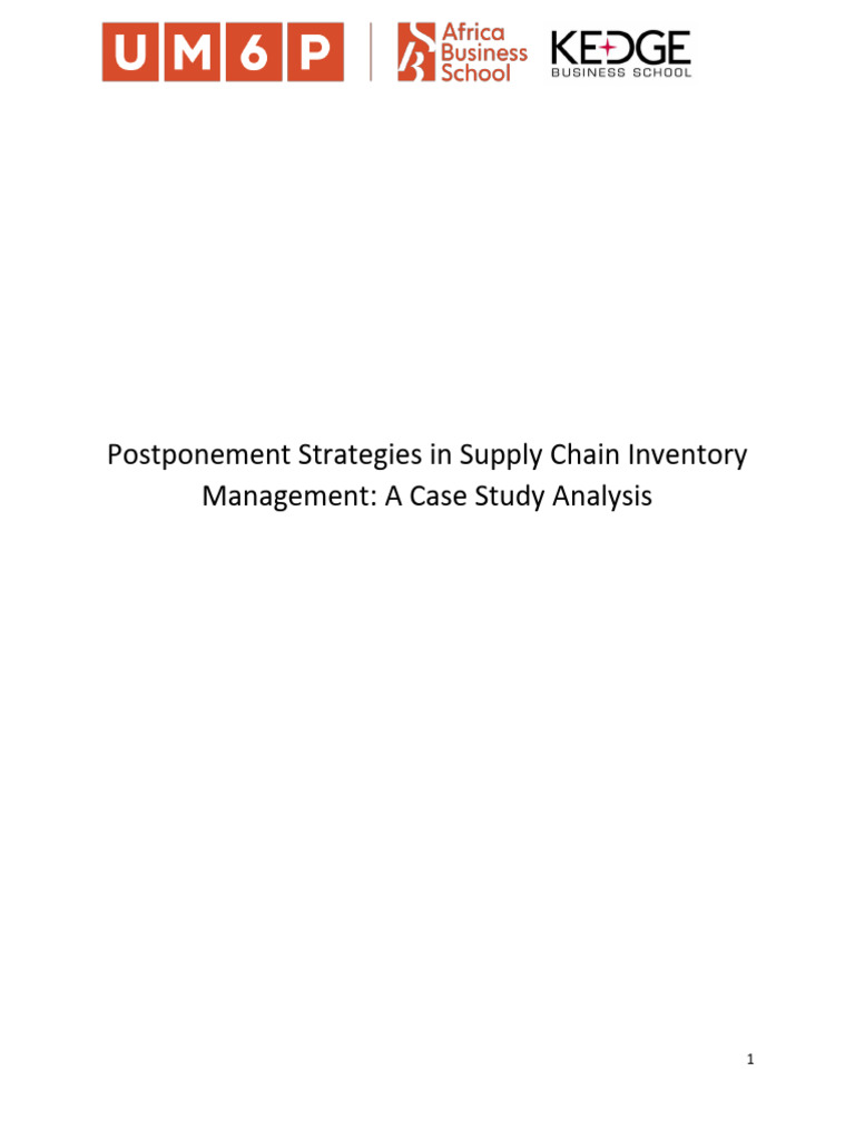 Inventory Management Assignment | PDF | Inventory | Supply Chain