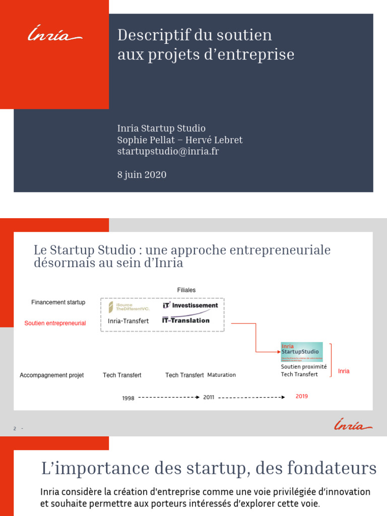 2020 0608 Inria Startup Studio - Presentation NGE | PDF ...
