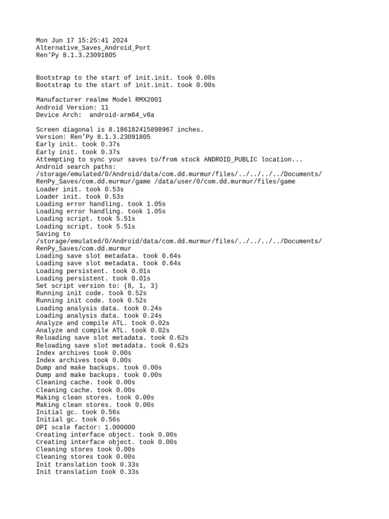 Log | PDF | Booting | Metadata