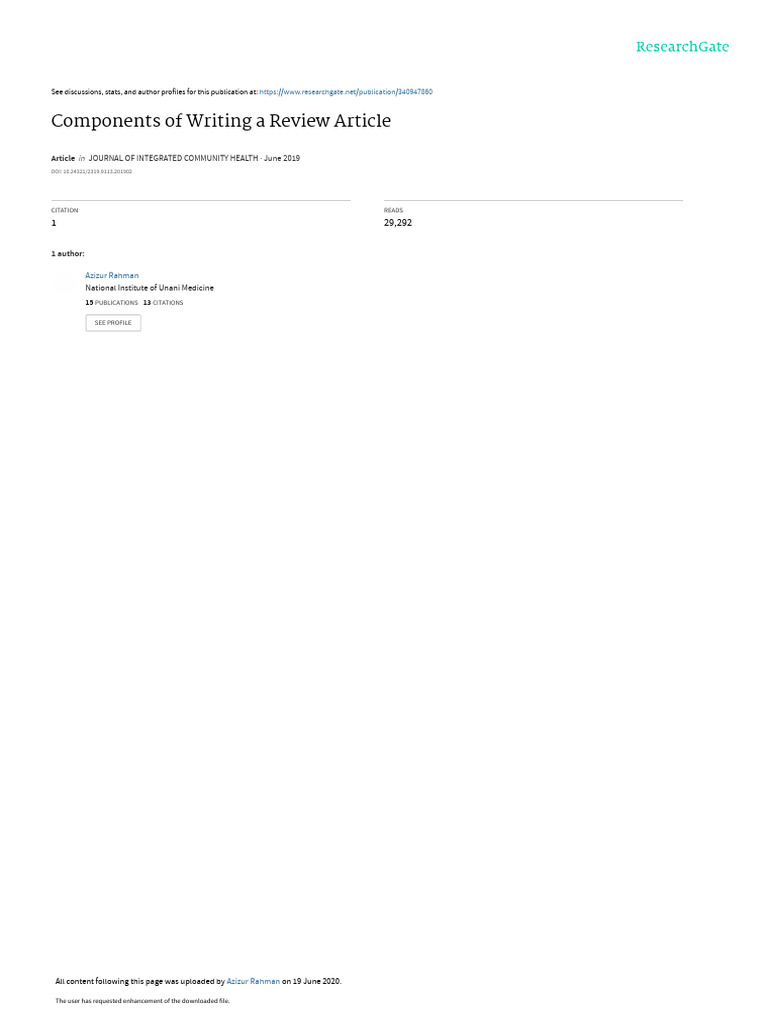 Review on Review | PDF | Methodology | Information