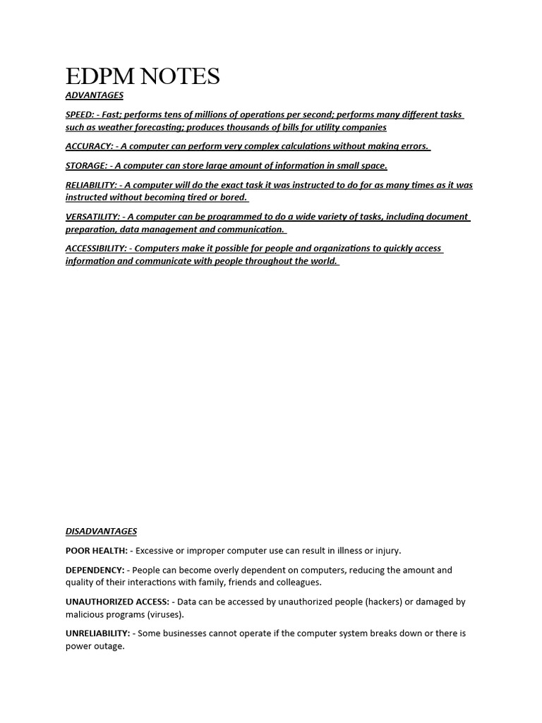Edpm Notes | PDF | Business | Technology & Engineering