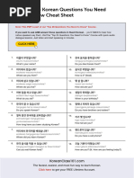 Basic Korean Conversation Scripts | PDF | Politics Of Korea | East Asia
