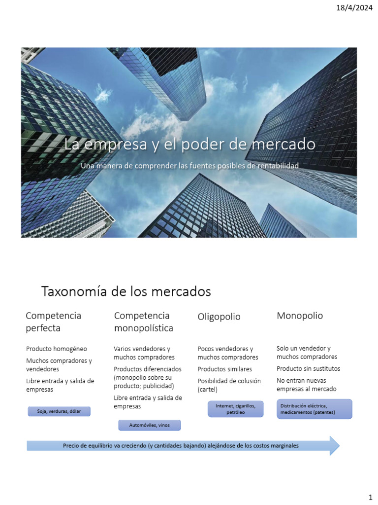 Principios de Economía - La Empresa y El Poder de Mercado | Descargar ...