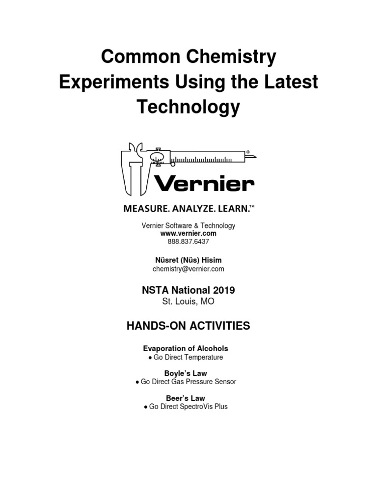 Mon Chemistry Experiments | PDF | Gases | Absorbance