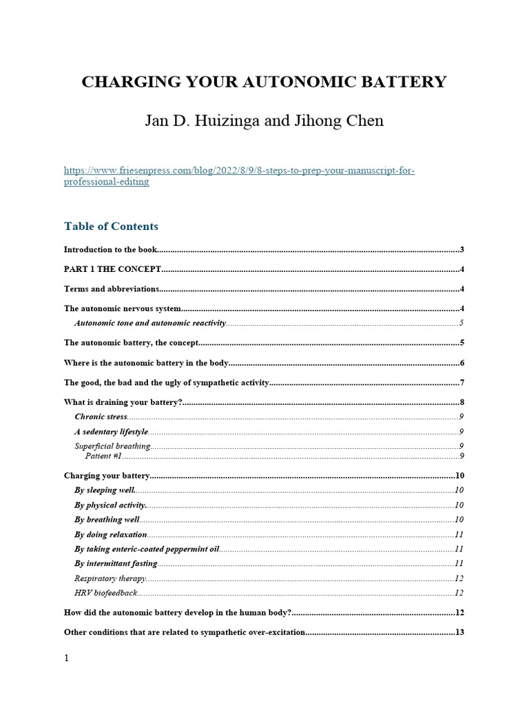 Charging Your Autonomic Battery.004 | PDF | Heart Rate | Autonomic ...
