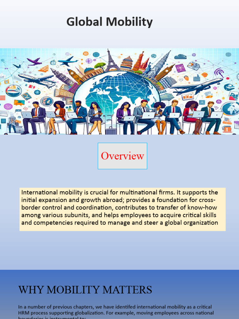 Global Mobility | PDF | Procedural Knowledge | Business