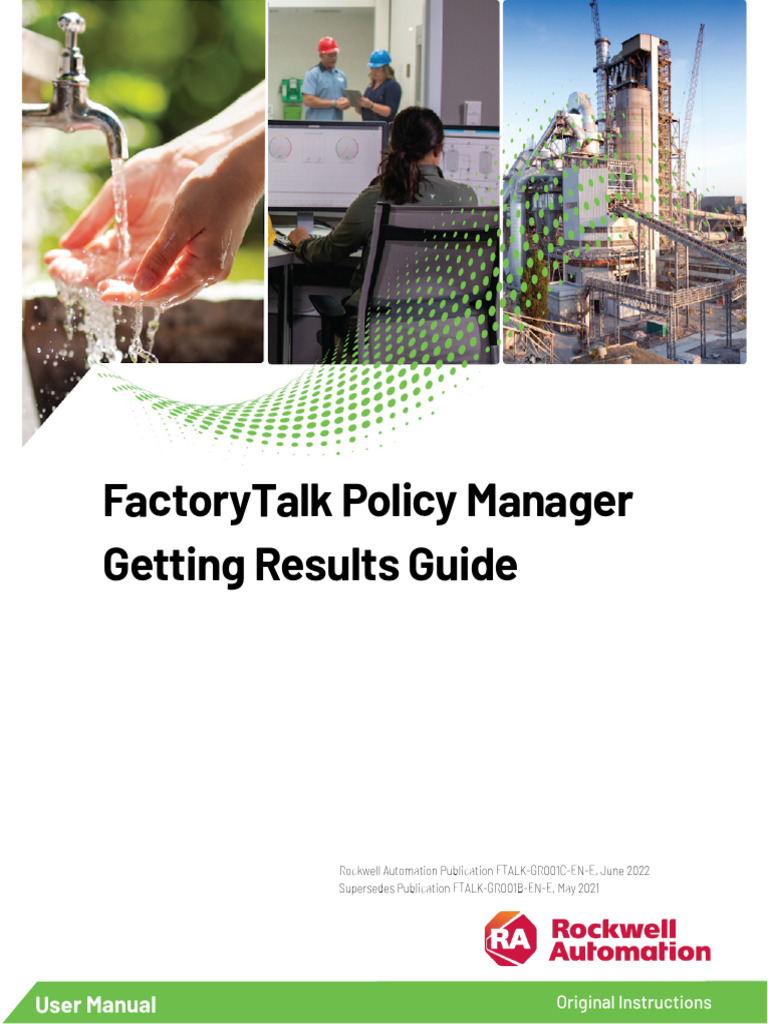 FactoryTalk Policy Manager User Guide | PDF | Transport Layer Security ...