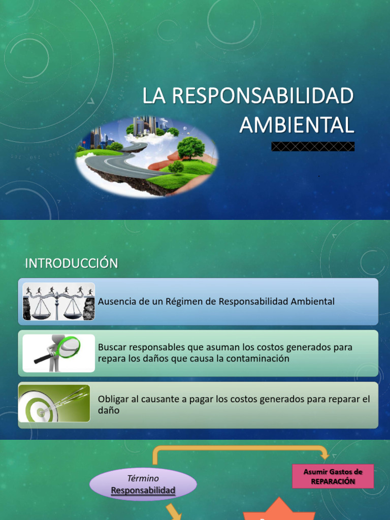 Responsabilidad Ambiental Pdf Entorno Natural Contaminación