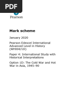 Edexcel GCE History Marking Criteria | PDF | Argument | Knowledge