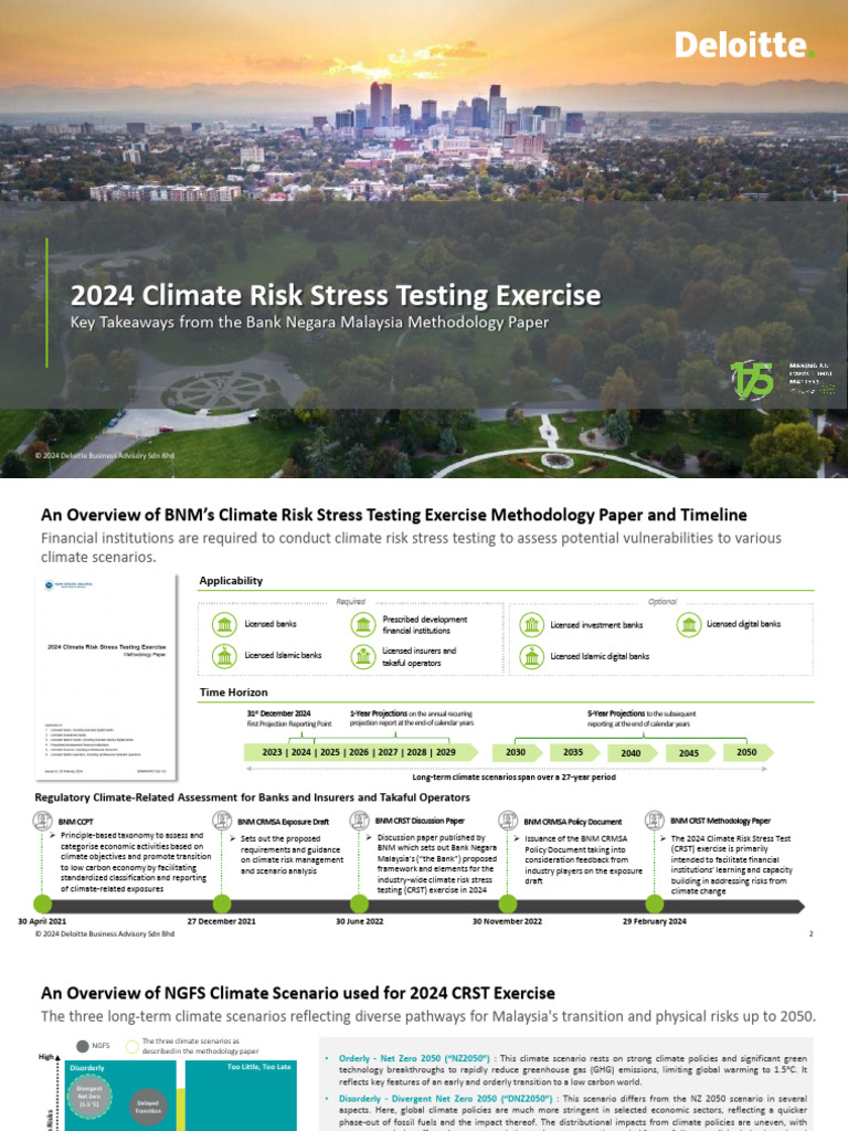 2024 Climate Risk Stress Testing Guide | PDF | Climate Change ...