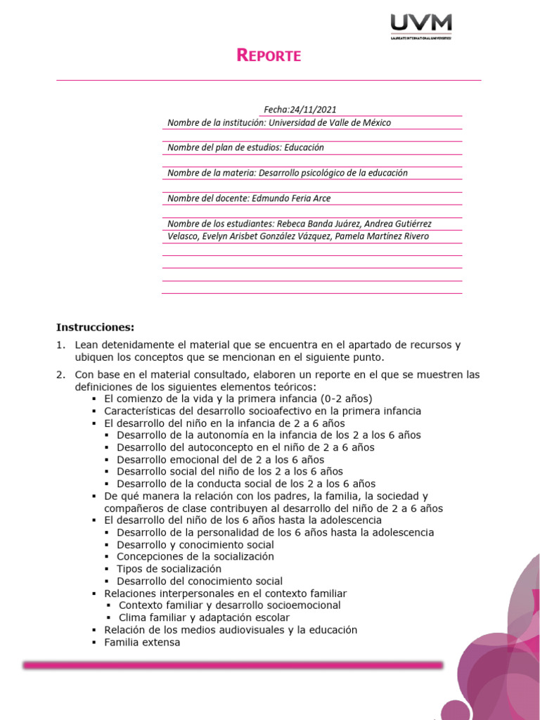 A8 Agv | PDF | Familia | Socialización