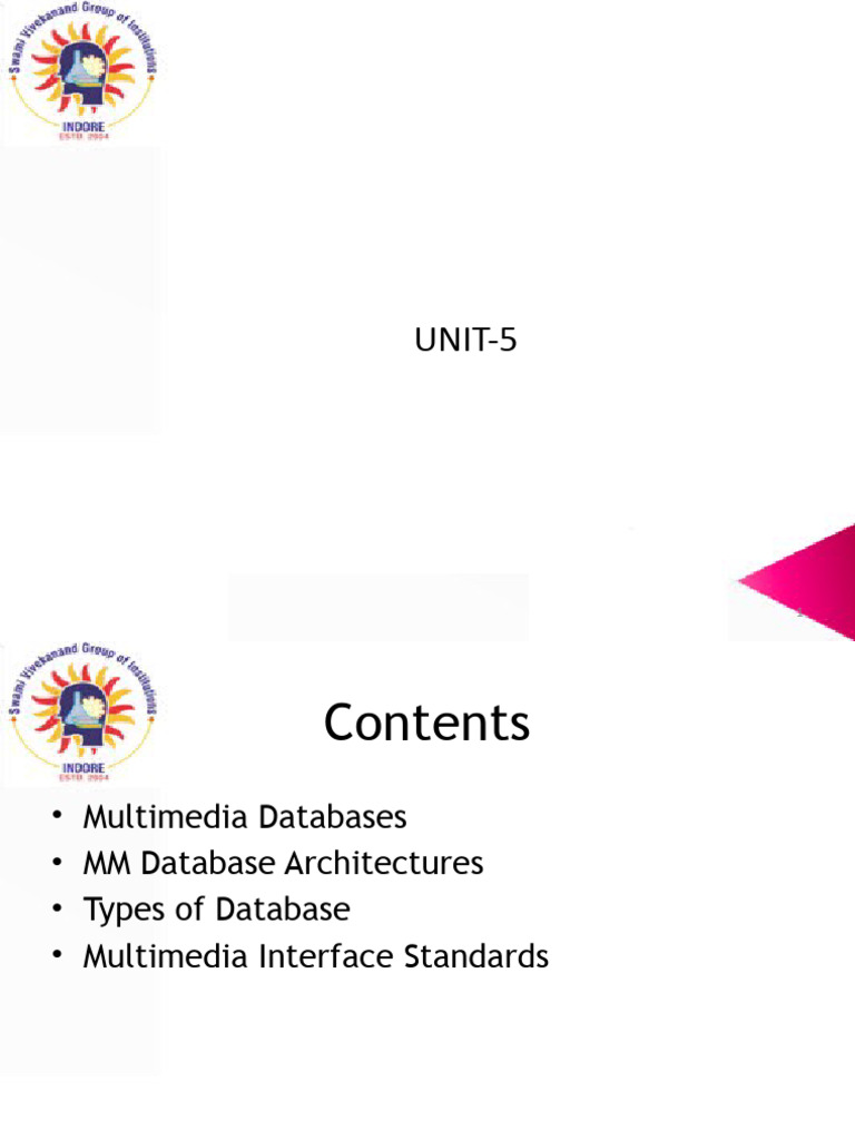UNIT 5 | PDF | Databases | Computer Data
