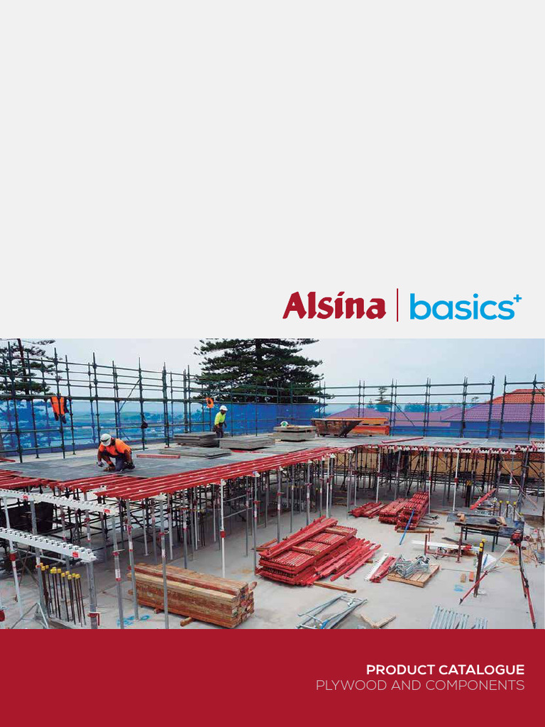Alsina Plywood and Formwork Catalogue | PDF | Plywood | Concrete