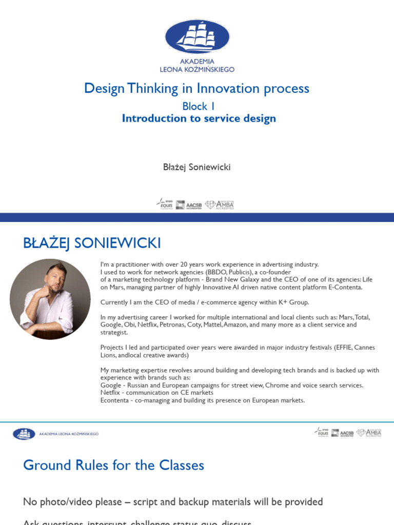 1_1 Design Thinking in Innovation process - Intro.pptx | Download Free ...