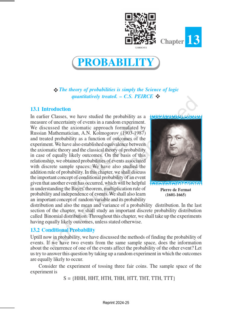 Lemh 207 | PDF | Probability Theory | Probability