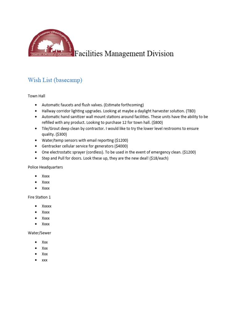 Facilities Management Division | PDF | Building Engineering