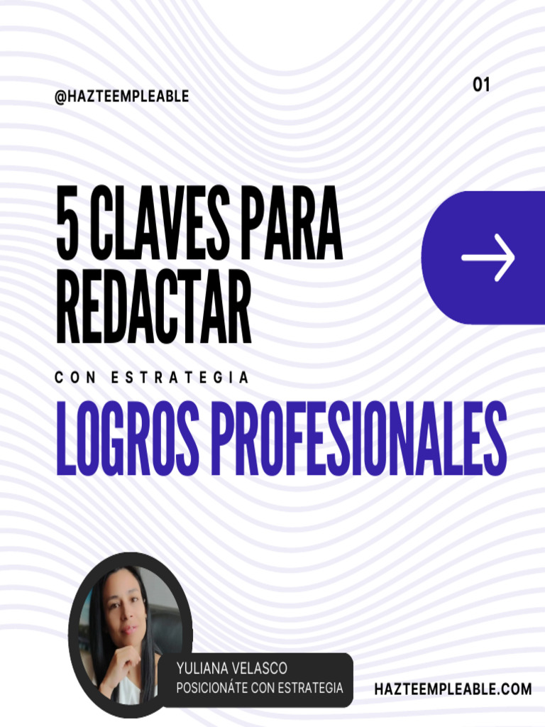 5 Claves para Redactar Con Estrategia Logros Profesionales | PDF