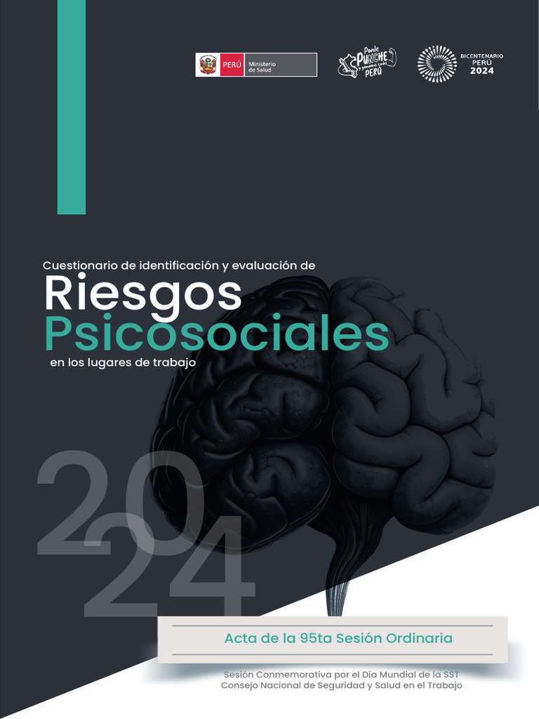 Cuestionario de Identificación y Evaluación de Riesgos Psicosociales en Los Lugares de Trabajo ...
