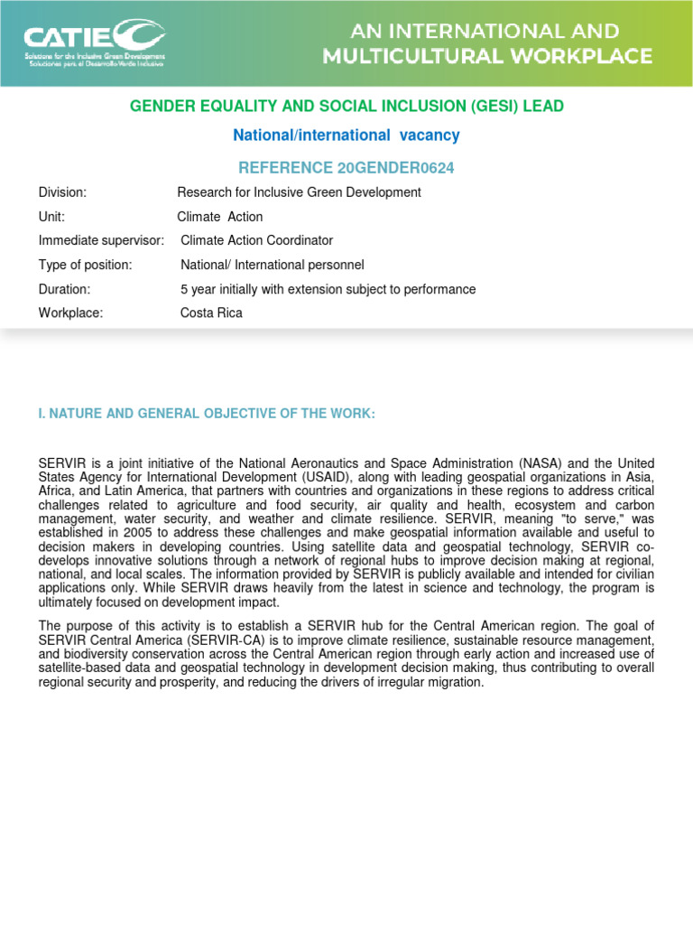 Gender Equality and Social Inclusion Inglés | PDF | Climate Resilience ...