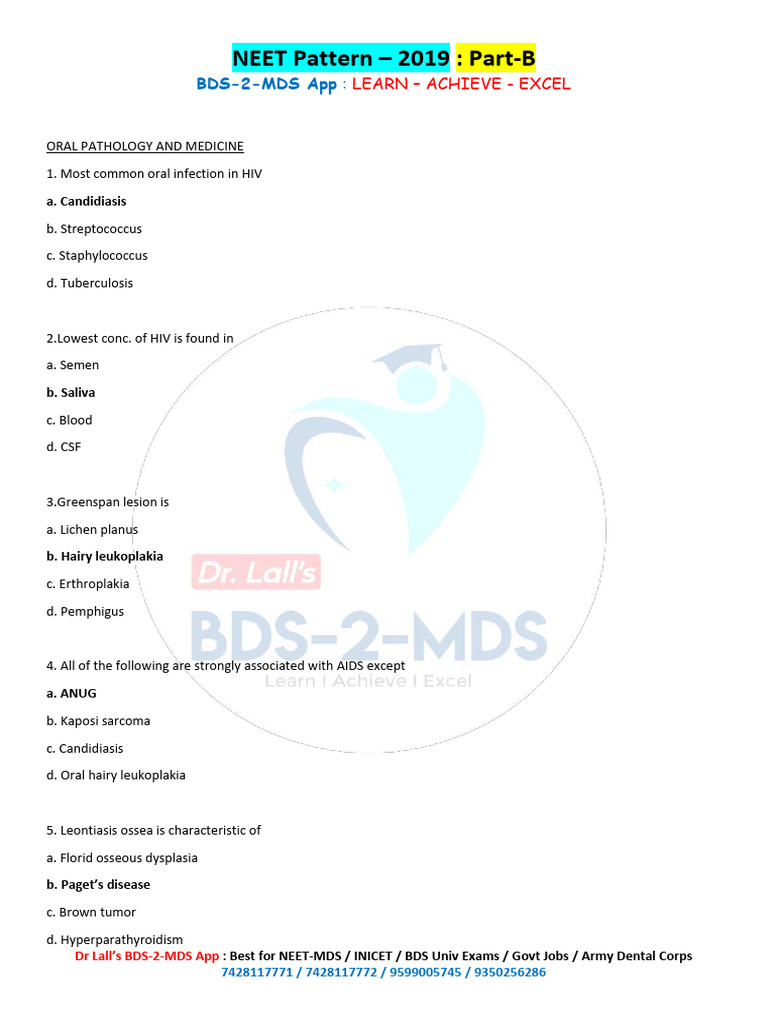 BDS-2-MDS App: NEET-MDS Exam Guide | PDF | Orthodontics | Strength Of Materials