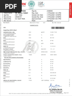 Dr Lal PathLabs Sample Report Format | PDF | Pathology | Doctor Of Medicine