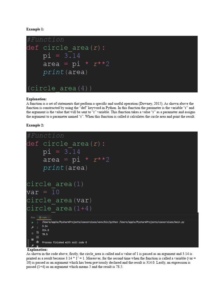 Discussion 2 | PDF | Parameter (Computer Programming) | Computer Science