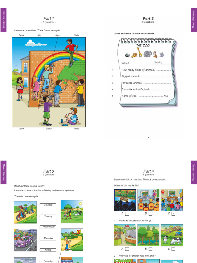 June Listening & Writing Exam | PDF