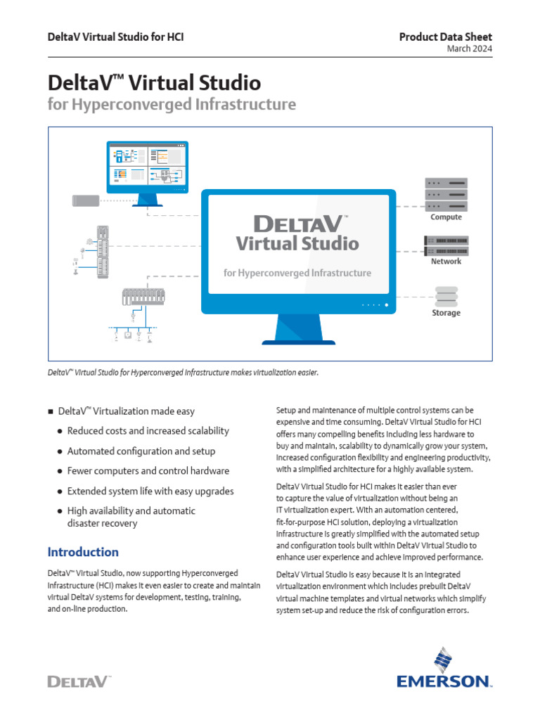 DeltaV Virtual Studio For HCI Product Data Sheet (PDS) | PDF ...