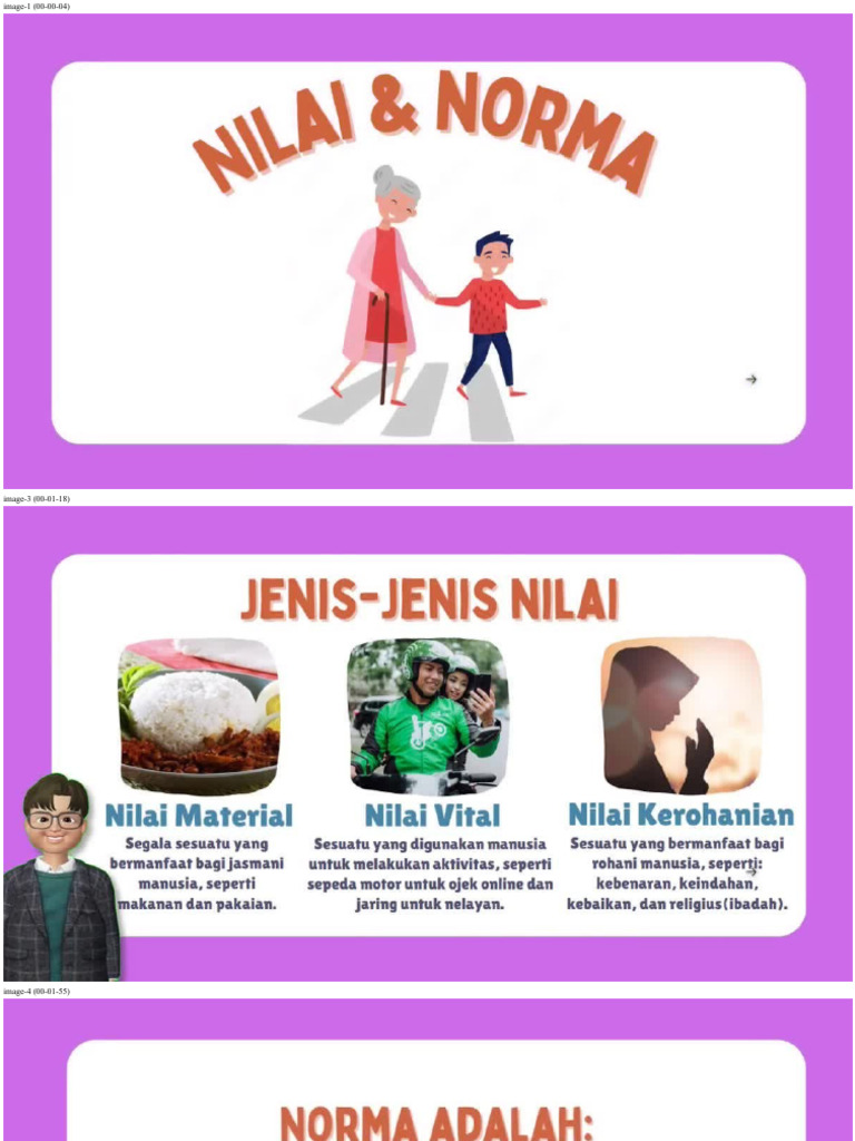 Nilai Dan Norma - IPS SMP Kelas VII Kurikulum Merdeka..Mp4 | PDF