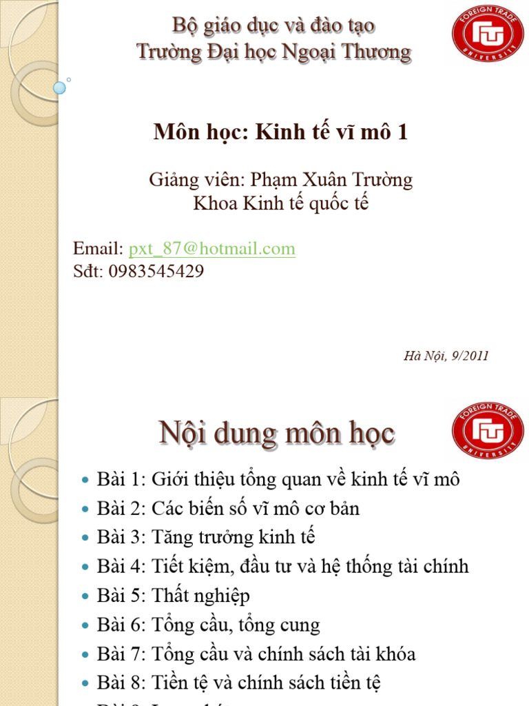 Kinh-Te-Vi-Mo - Pham-Xuan-Truong - 1-Slide-Khai-Quat-Ve-Kinh-Te-Vix-Mo - (Cuuduongthancong - Com ...