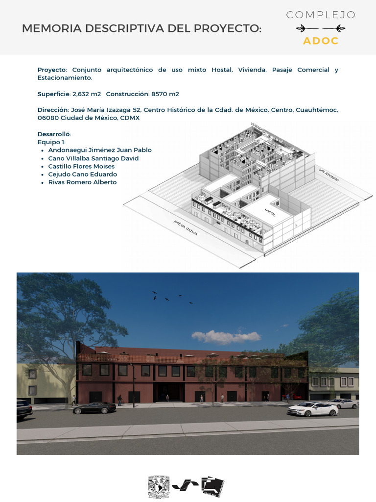 Memoria Descriptiva Izazaga | PDF | edificio | Sótano