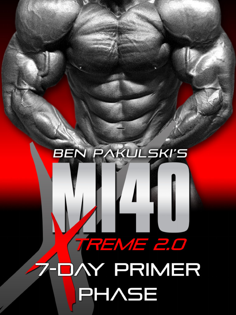 MI40 X 7 Day Primer Phase | PDF | Weight Training | Physical Fitness
