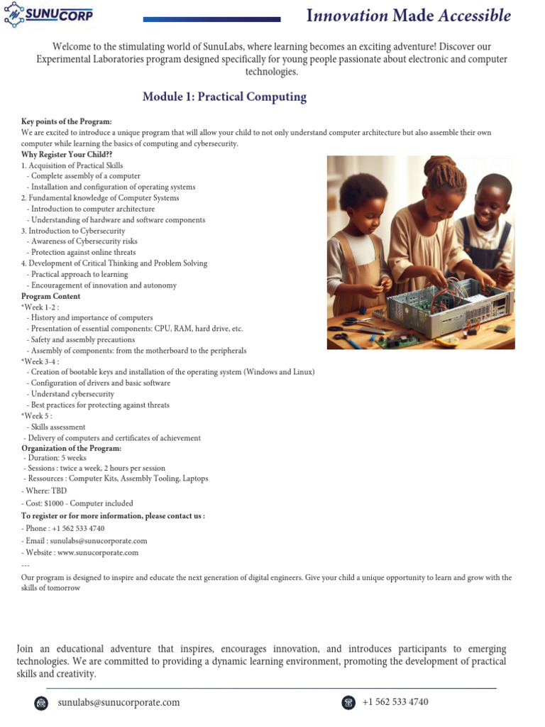 SunuLabs Module1 Practical Computing 2024 | PDF | Computer Security | Security