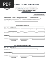 2025-2026 Dce Generic Application Form | PDF | Vocational Education ...
