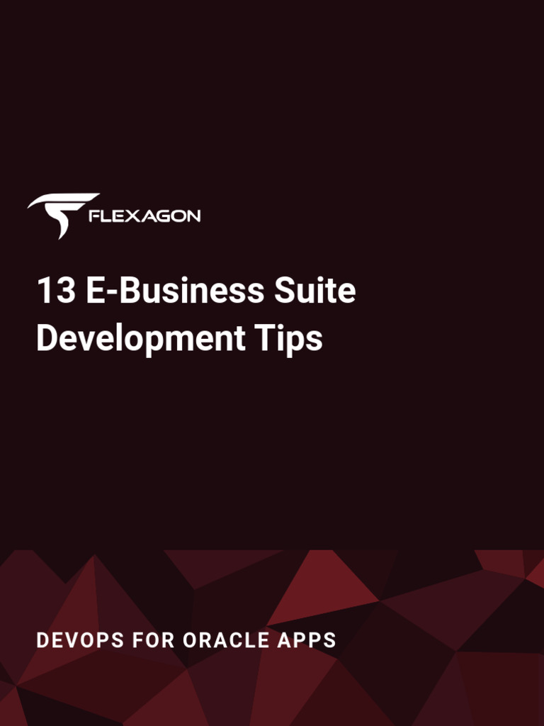 Ebs Development Tips Pdf Version Control Databases