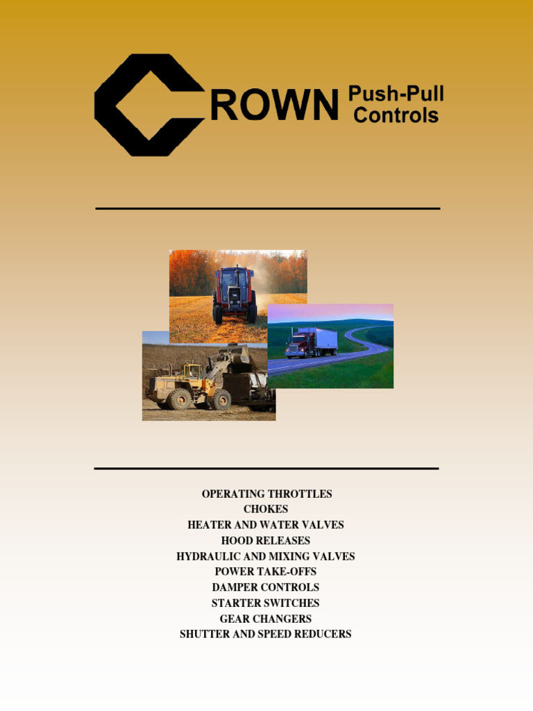 Crown Push Pull Controls | Download Free PDF | Manufactured Goods