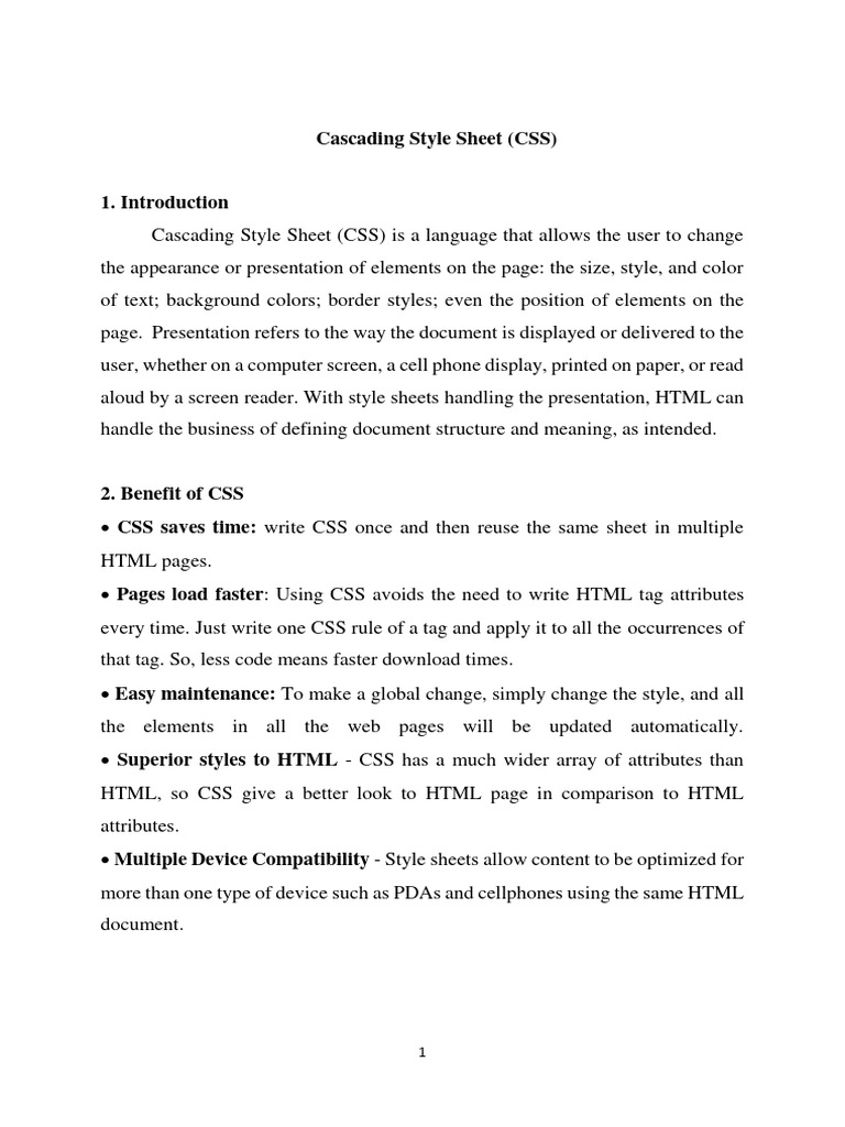 Css 1 | PDF | Html Element | Html Css 1 | PDF | Html Element | Html