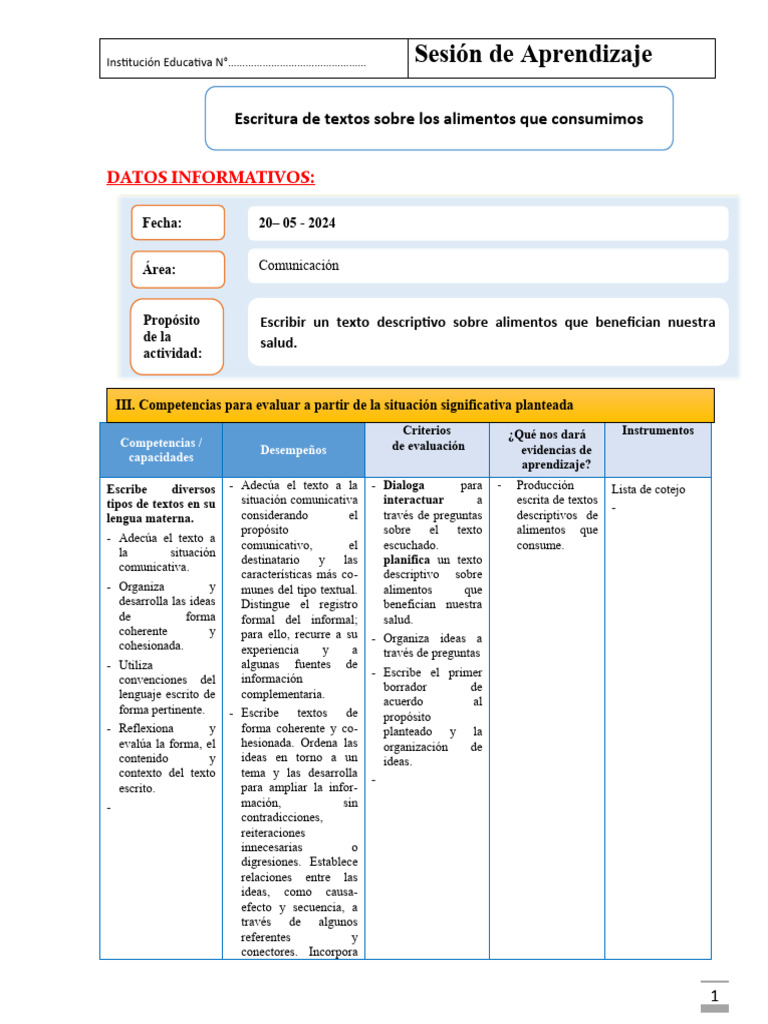3° Act 20 Junio N°1 Comu | PDF | Patata | Maíz