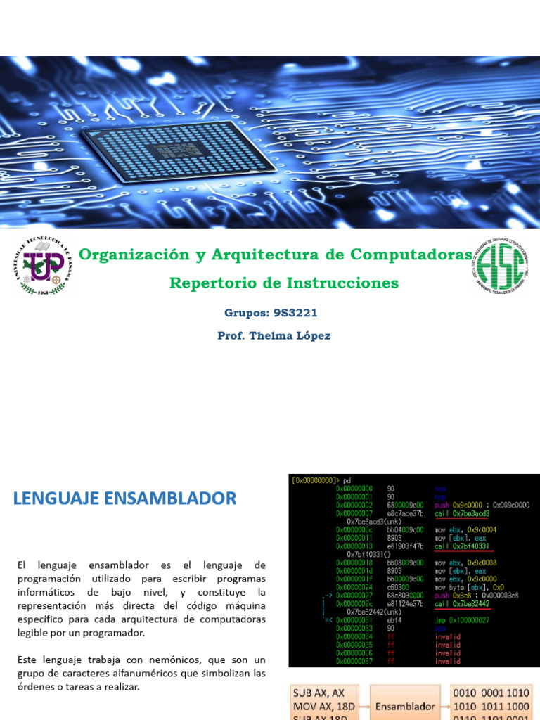 Guía Completa de Lenguaje Ensamblador | PDF | Lenguaje ensamblador | Lenguaje de programación