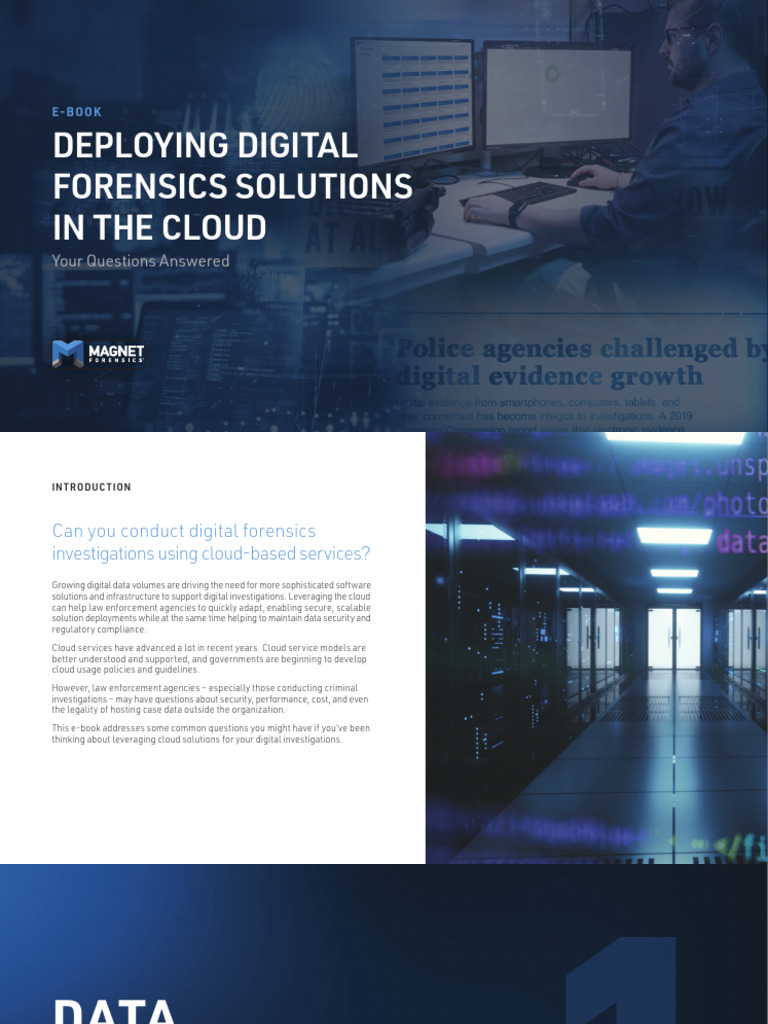 Digital Forensics Solutions in The Cloud Ebook | PDF | Cloud Computing | Computer Security
