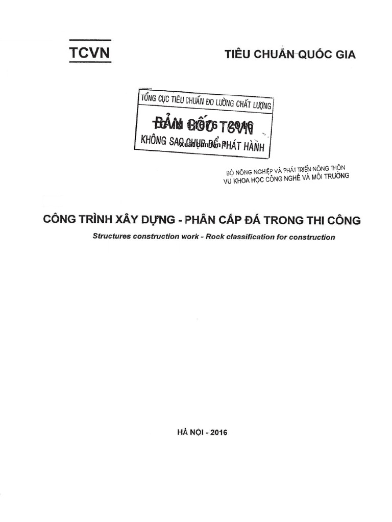 TCVN 11676-2016-Phan cap dat da trong thi cong_title | PDF